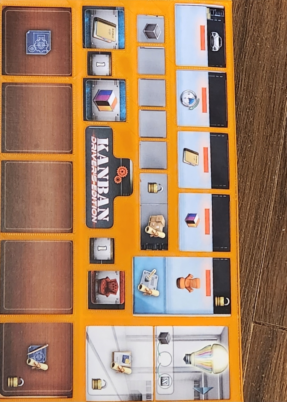 Kanban Driver Edition - Player board overlay grid / Grille pour plateur ...