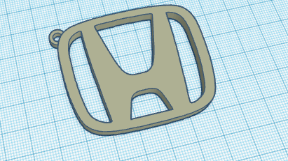 honda keychain by ATrain08 | Download free STL model | Printables.com