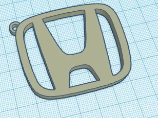 honda keychain by ATrain08 | Download free STL model | Printables.com