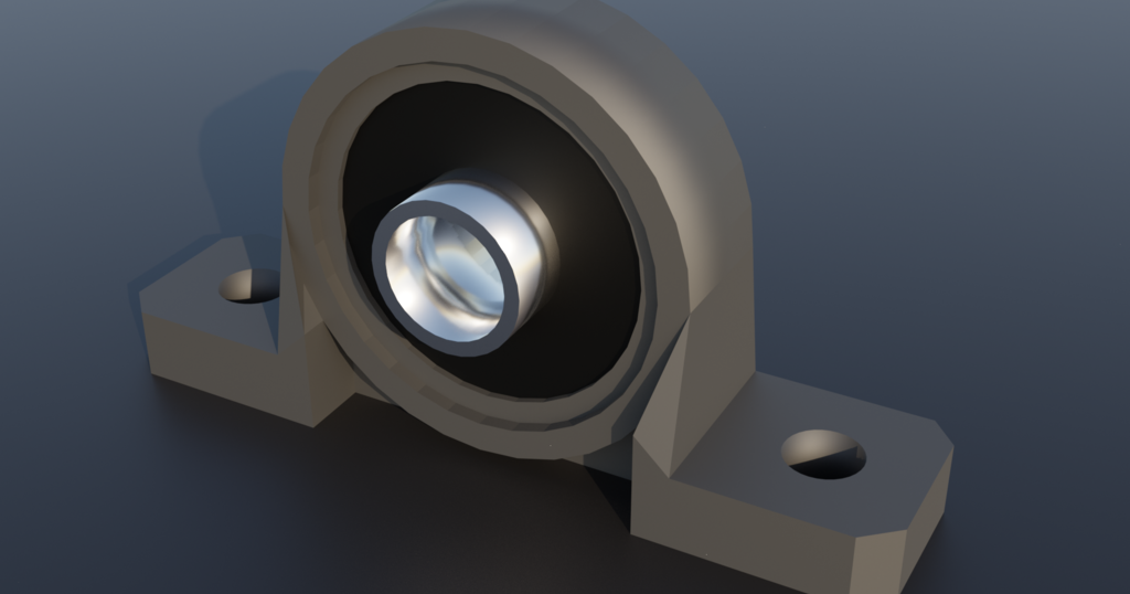 KP08 bearing object with exact dimensions by goth2k | Download free STL ...