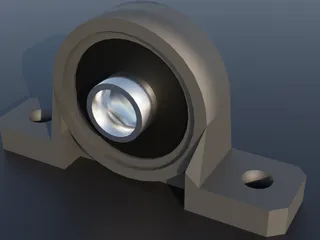 KP08 bearing object with exact dimensions by goth2k | Download free STL ...