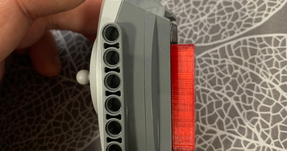 Lego IR remote controller wall mount/holder by Michal | Download free ...