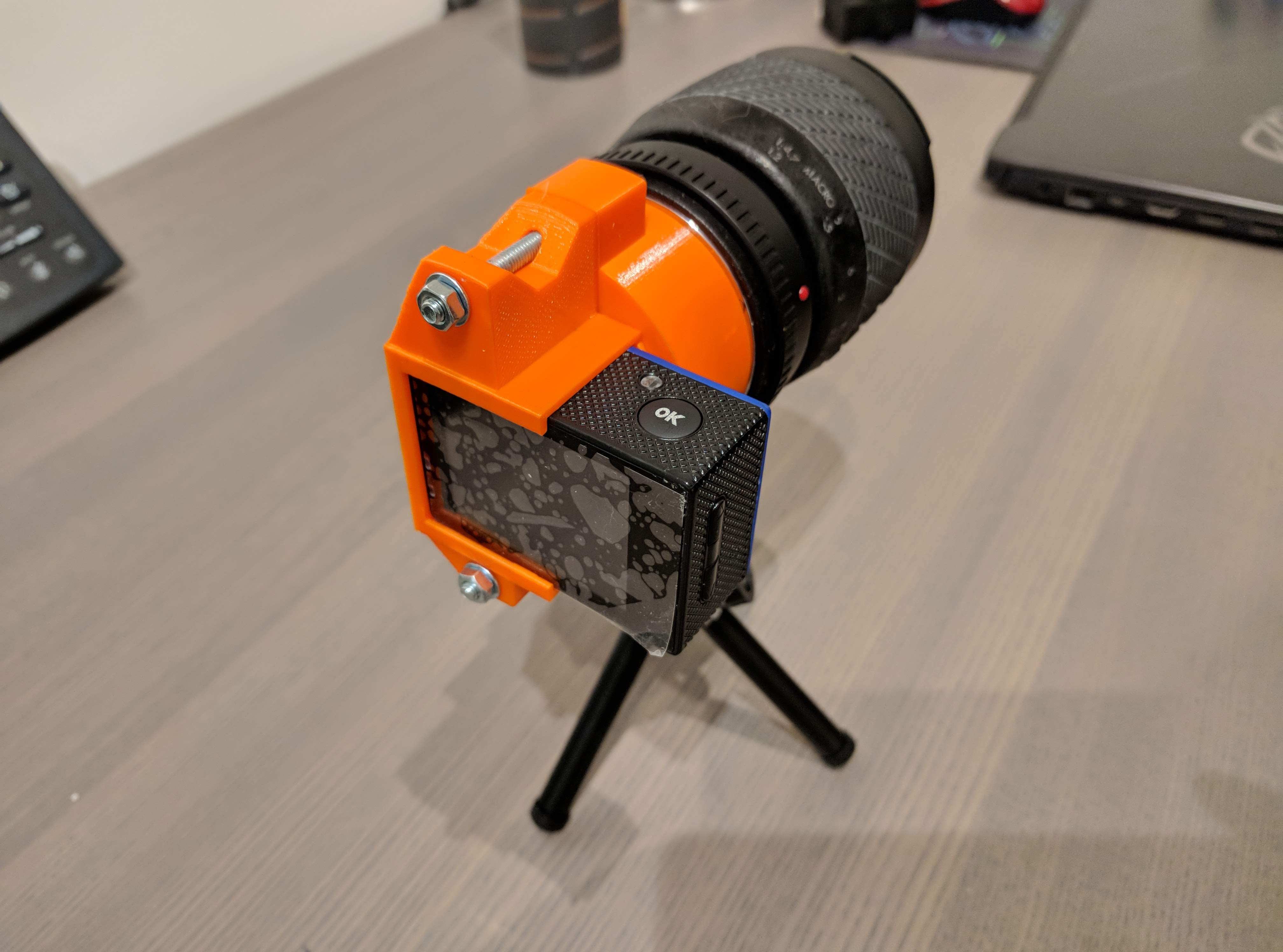 Action Camera MD lens adapter by McGr3g0r | Download free STL model ...