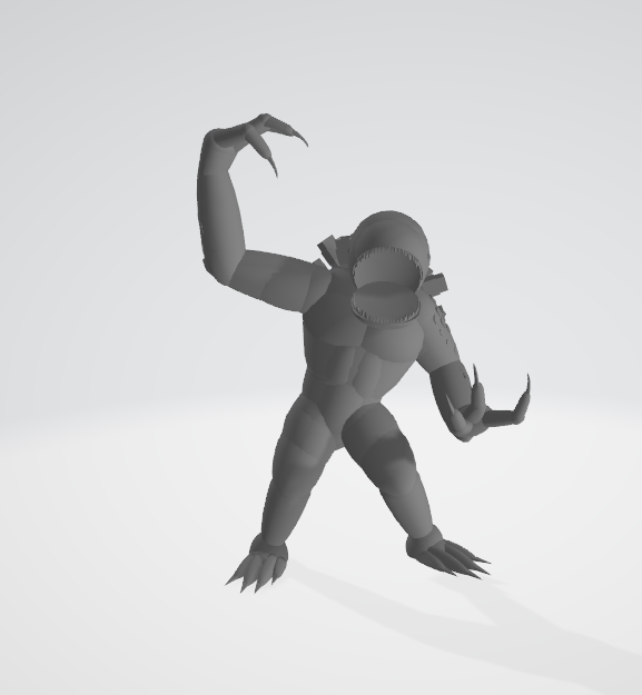 Megalodaunt (DEEPWOKEN roblox) by Choripansittu | Download free STL ...