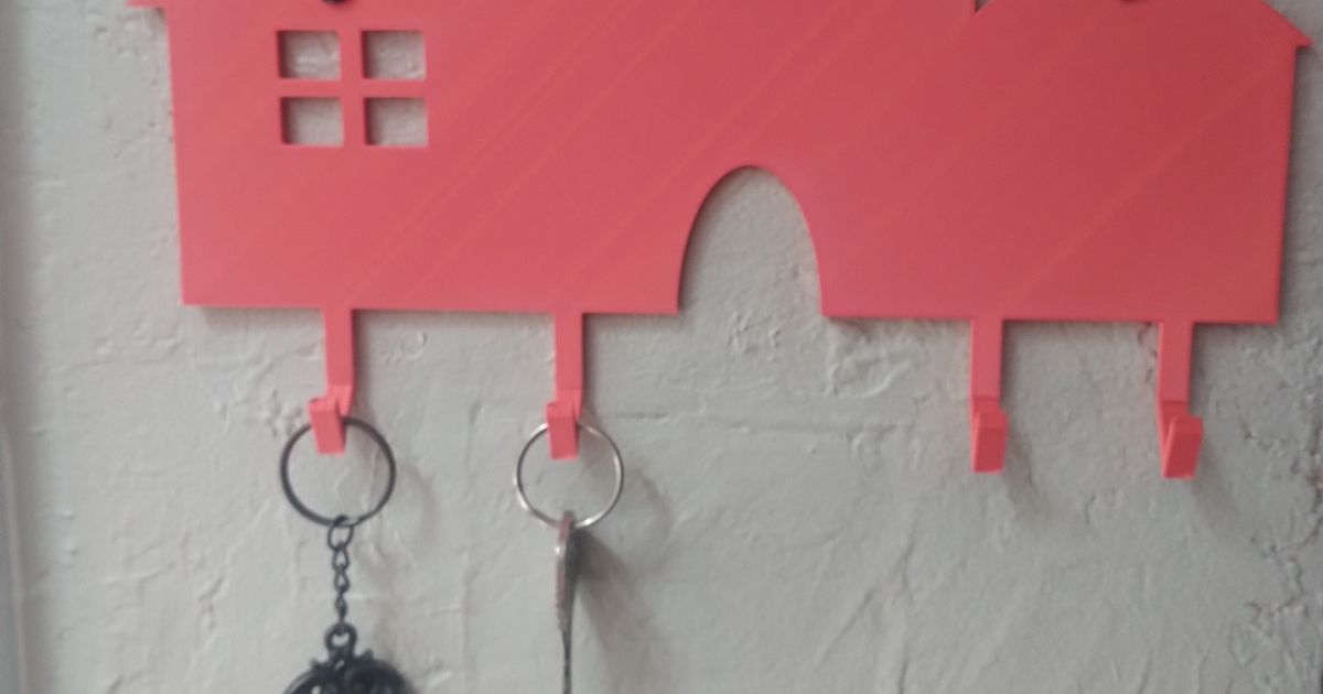 Simple key holder by Bornspecial | Download free STL model | Printables.com