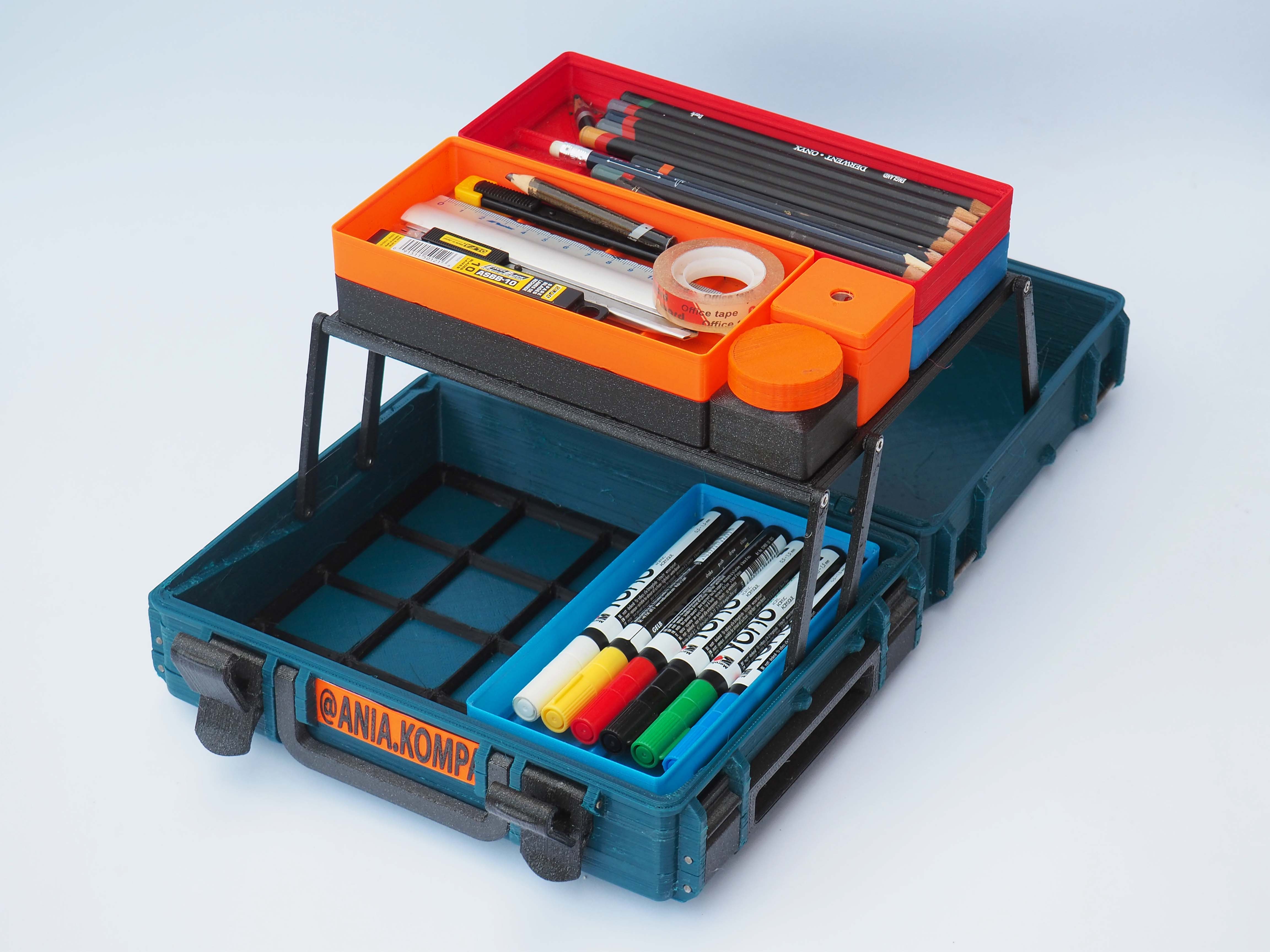 Gridfinity X Cantilever Sbox - Storage Bin Case Organizer by Ania Kompa ...