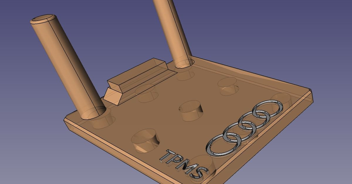 VW/Audi TPMS Antenna holder by nxnSamy | Download free STL model ...