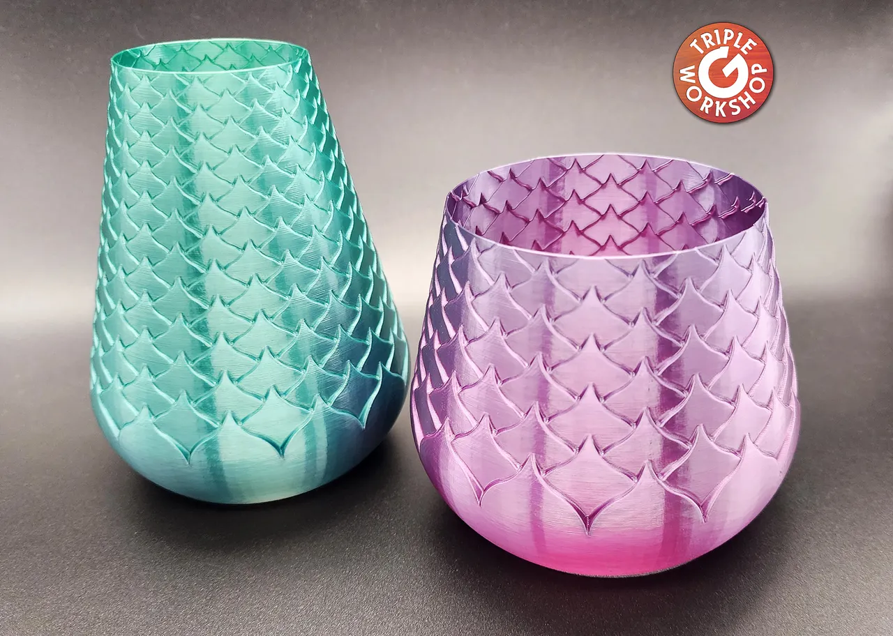 Lotus Spiral Vases V2 by Triple G Workshop | Download free STL model | Printables.com