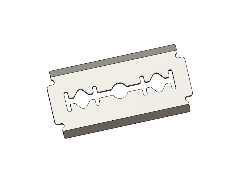 Scraper-Razor Shape by DGA | Download free STL model | Printables.com