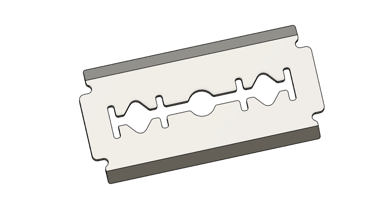 Scraper-Razor Shape by DGA | Download free STL model | Printables.com