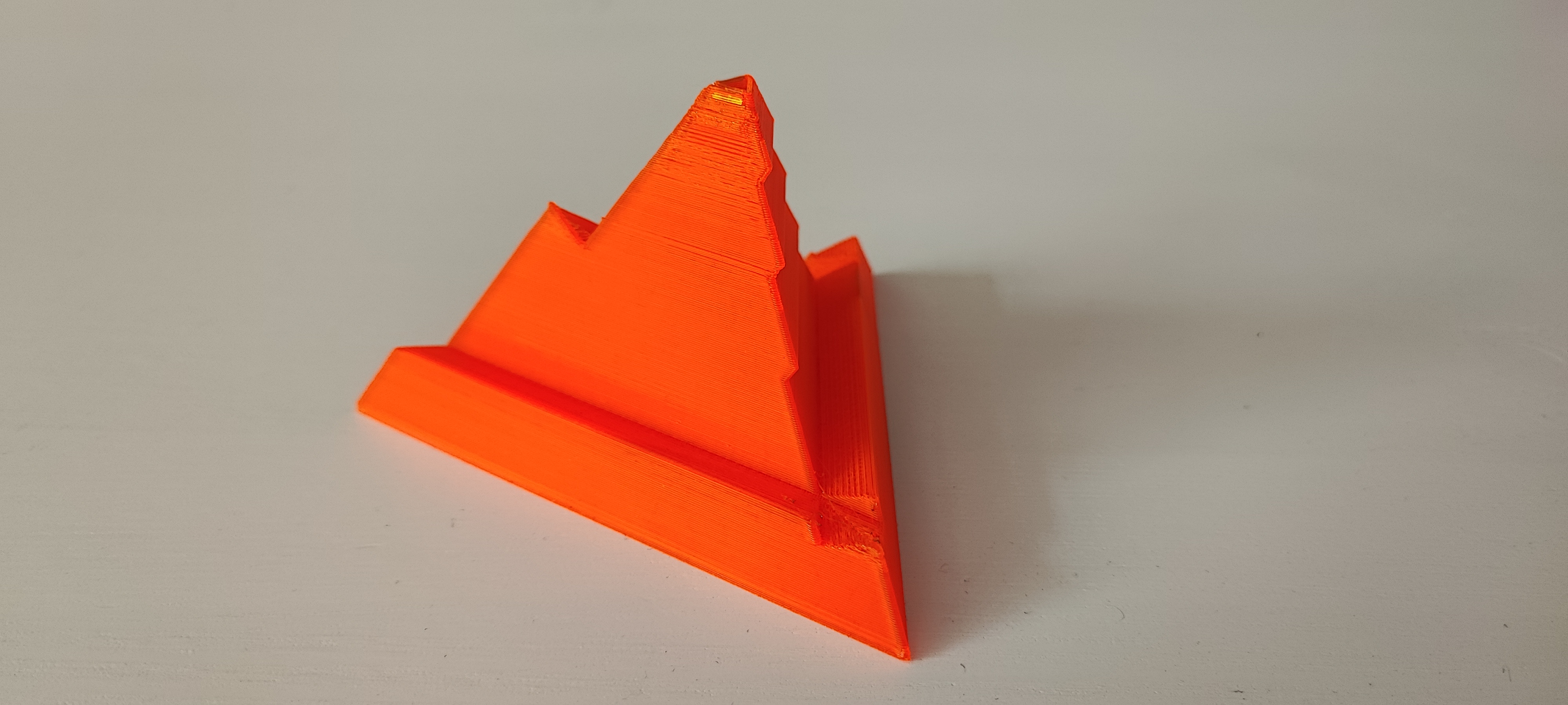 Triple Phone Holder | Pyramid shaped holder for phone by Andrius ...