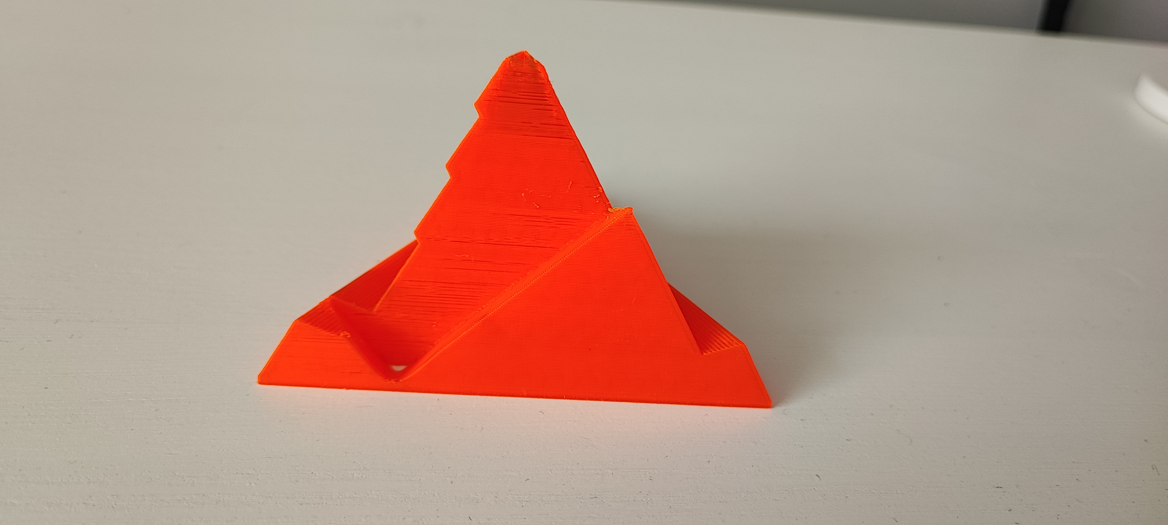 Triple Phone Holder | Pyramid shaped holder for phone by Andrius ...