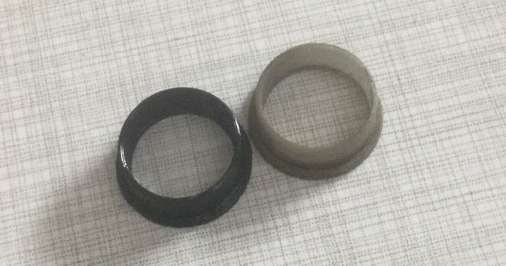 Door Handle Standoff Ring (Customizable) by geit_de | Download free STL ...