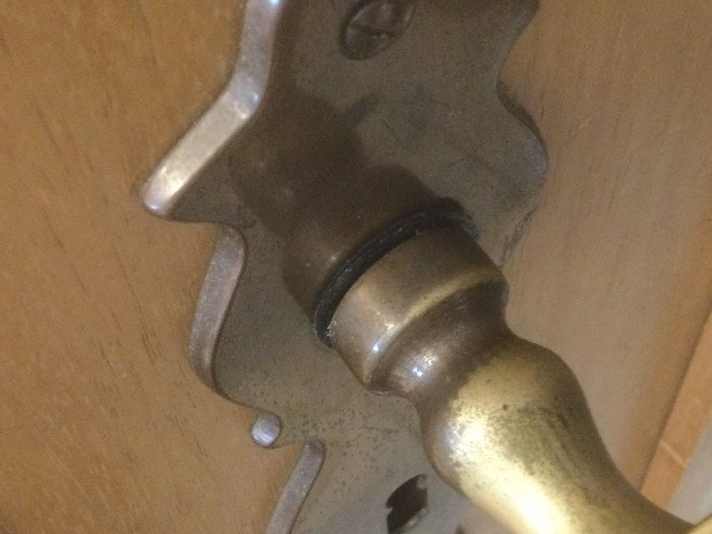 Door Handle Standoff Ring (Customizable) by geit_de | Download free STL ...