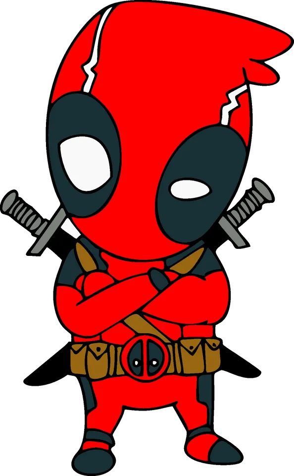 HueForge Deadpool arms crossed by Joseph Salonis | Download free STL ...