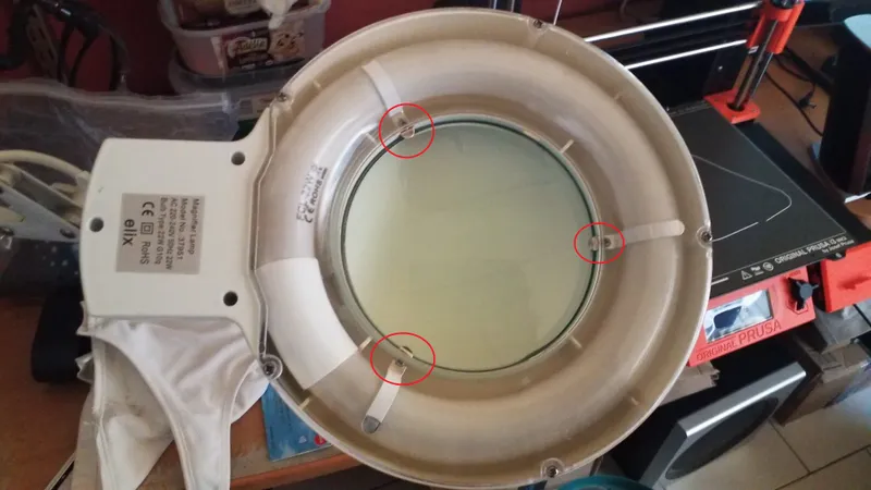Bottom Protective Cover for Magnifying Lamp by Daniel Vitanza ...