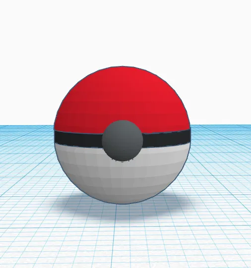 small low polyy pokeball by xGhostShipVI | Download free STL model ...