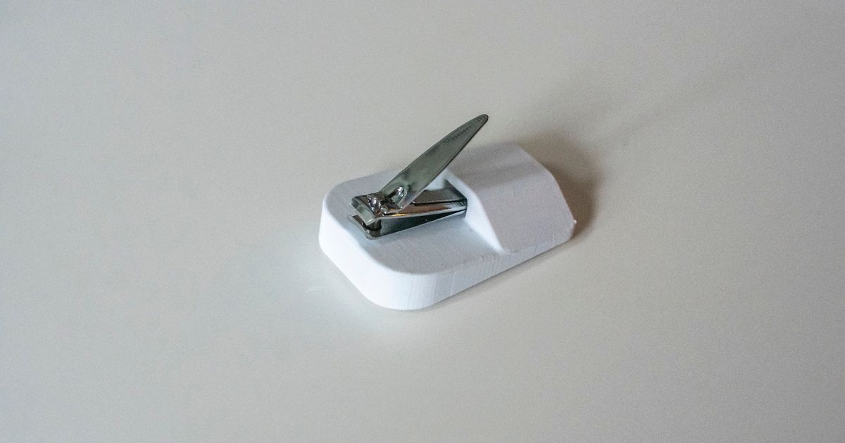Easy to Print Nail Clipper Jig by bluehearthero | Download free STL ...