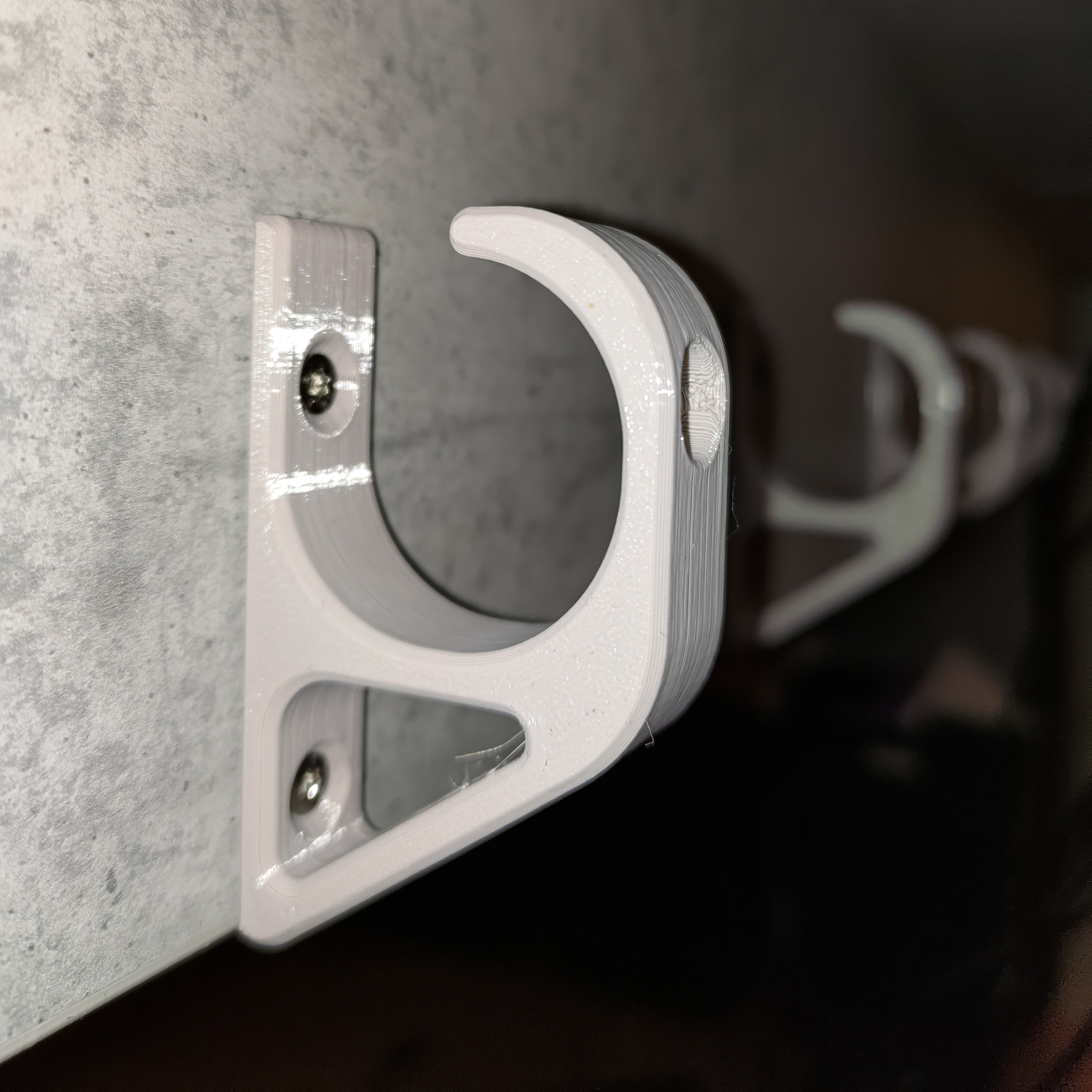 Cable Hook with extra hole by Nero_XY | Download free STL model ...