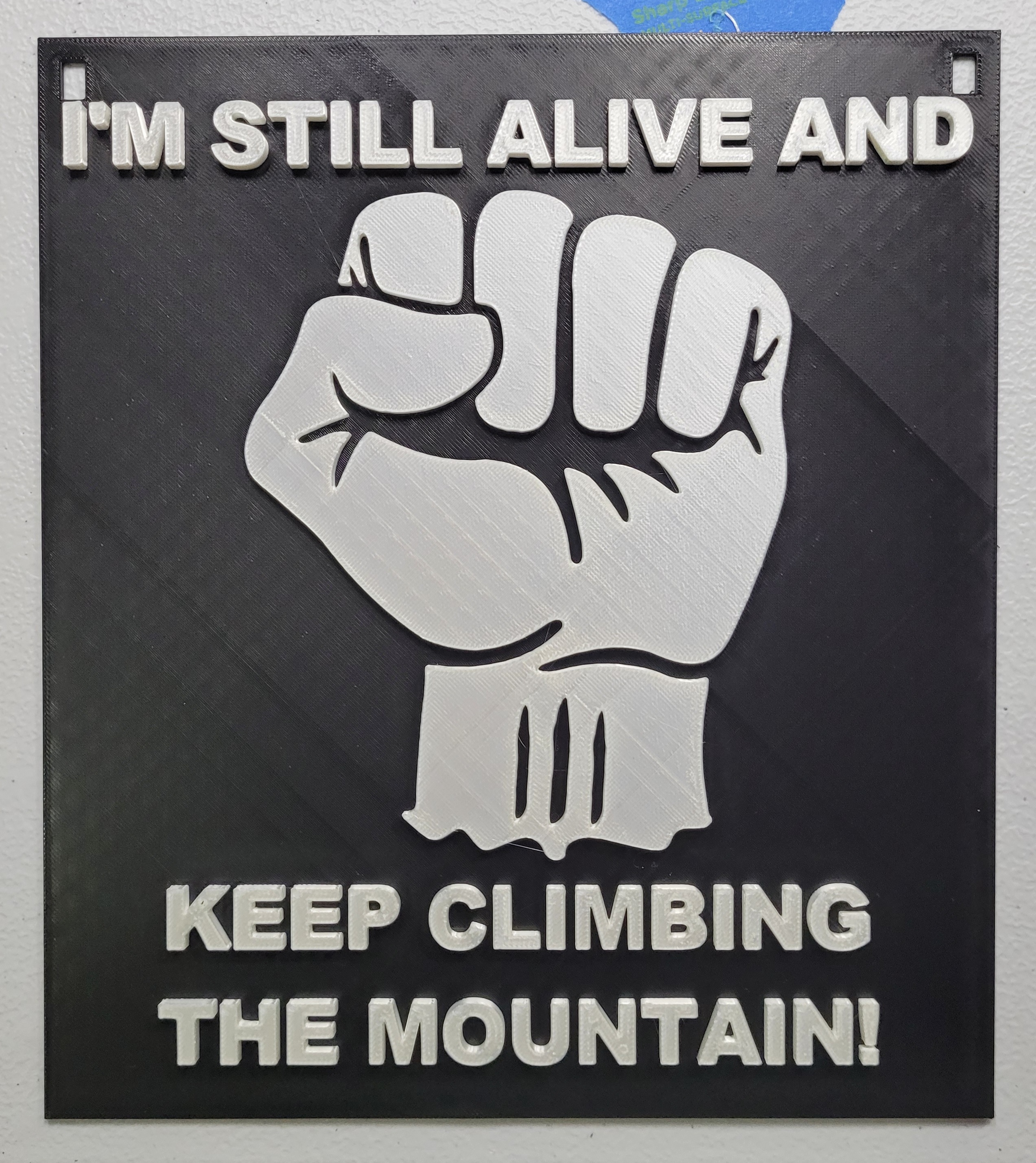 The Mountain Motivational Poster by The Dork Side | Download free STL ...