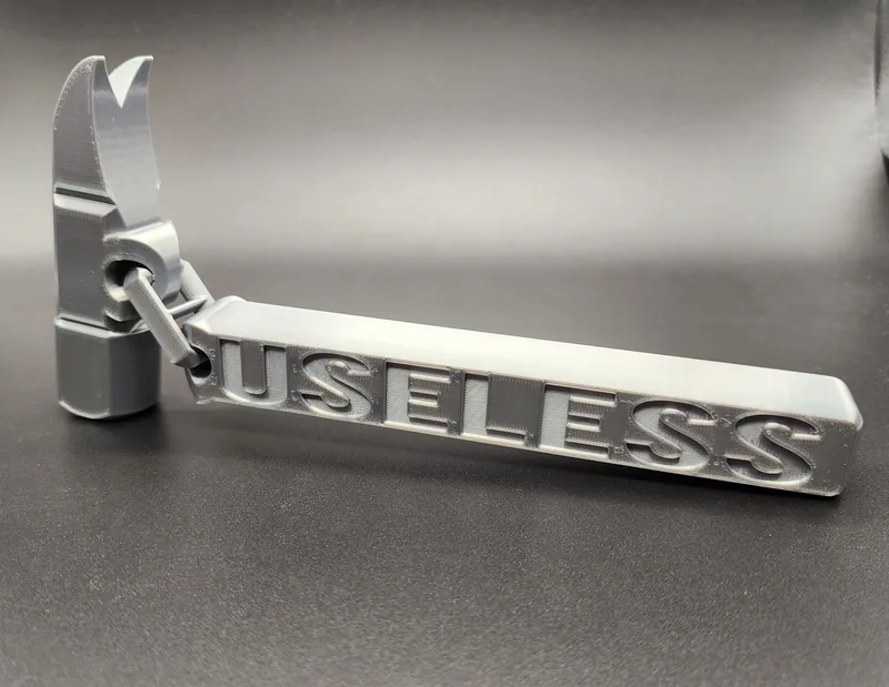 Useless Hammer - Print in Place - No Supports by Triple G Workshop ...