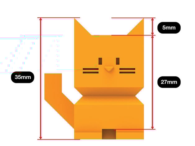 Cali Cat - The Calibration Cat by mothdotmonster | Download free STL ...