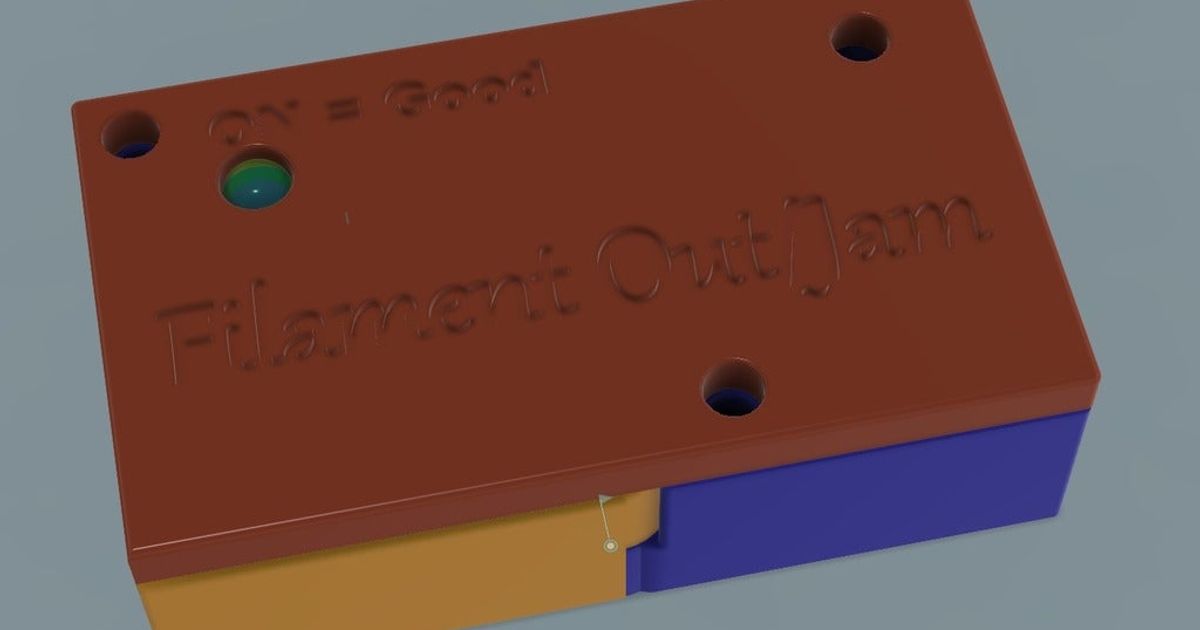 Makerbot Switch FILAMENT out/ Filament Jam sensor Marlin 1.1.9 by Paul ...