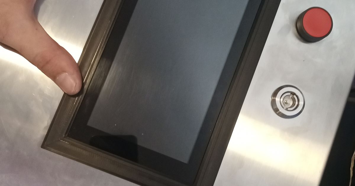 WAVESHARE 7" PANEL MOUNT CASE by oramafanis | Download free STL model ...