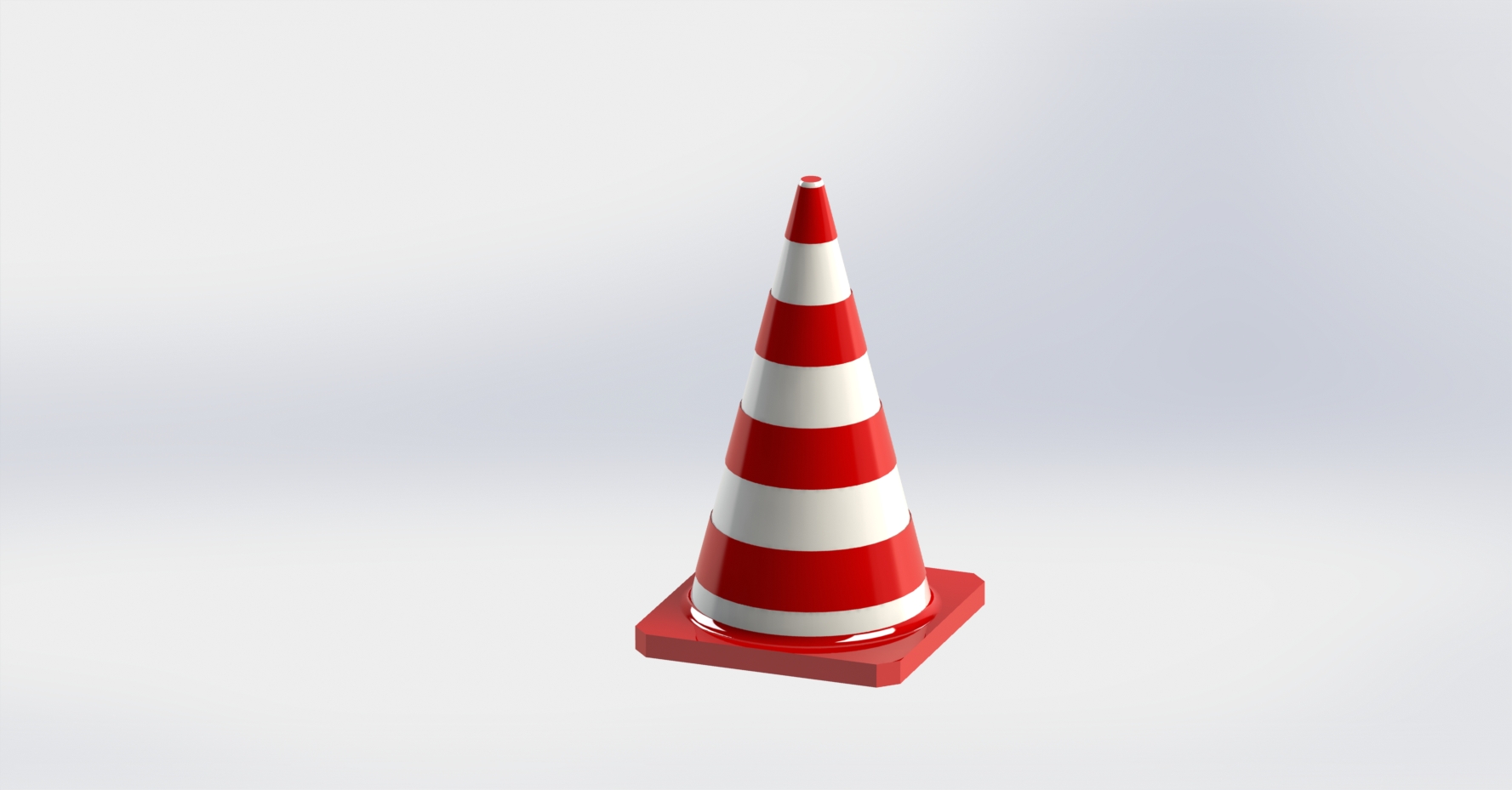 trafic cone 40mm scale 1/10 by Kedusme Design | Download free STL model ...