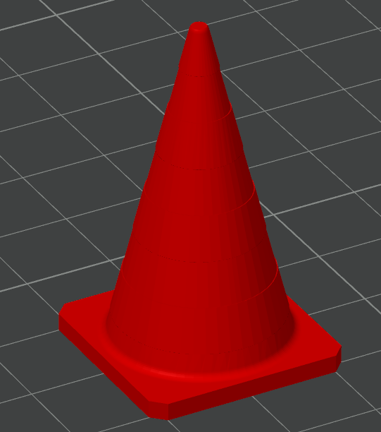 trafic cone 40mm scale 1/10 by Kedusme Design | Download free STL model ...