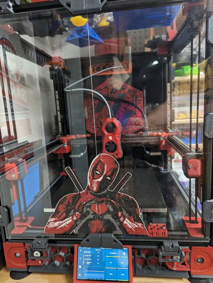 HueForge: DeadPool Love by Jeff Hengesbach | Download free STL model ...