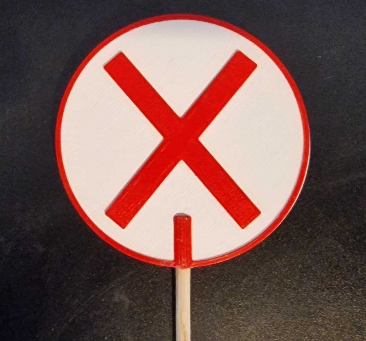 Tick and Cross sticks for teaching by tarrentaal | Download free STL ...