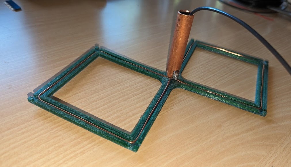 Lora 868MHz biquad antenna by freedom2000 | Download free STL model ...