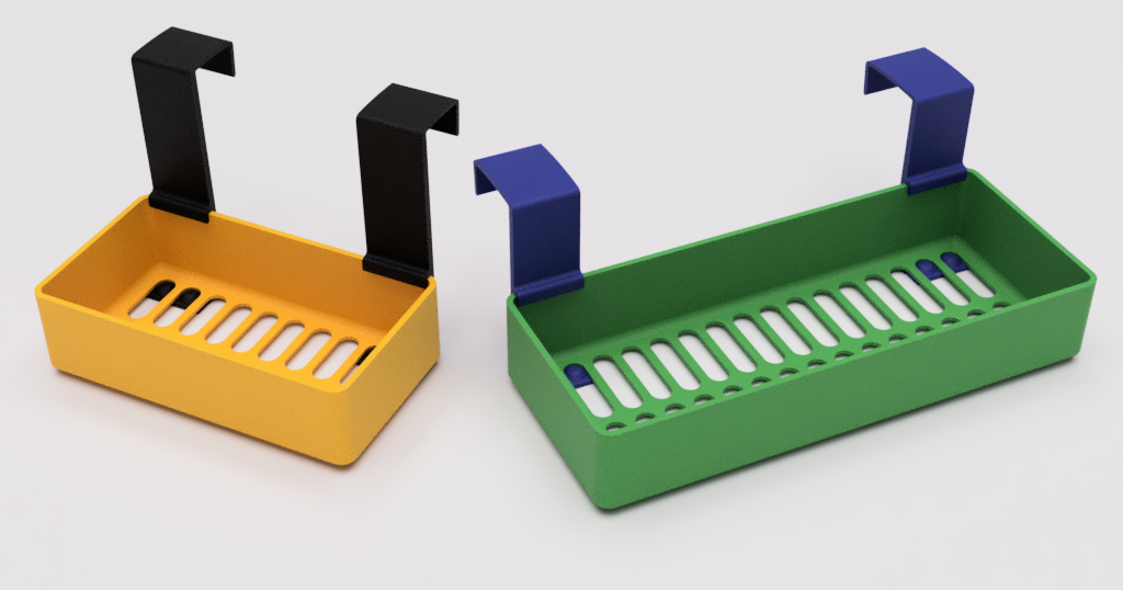 Modular parametric hanging trays by Tomek | Download free STL model ...