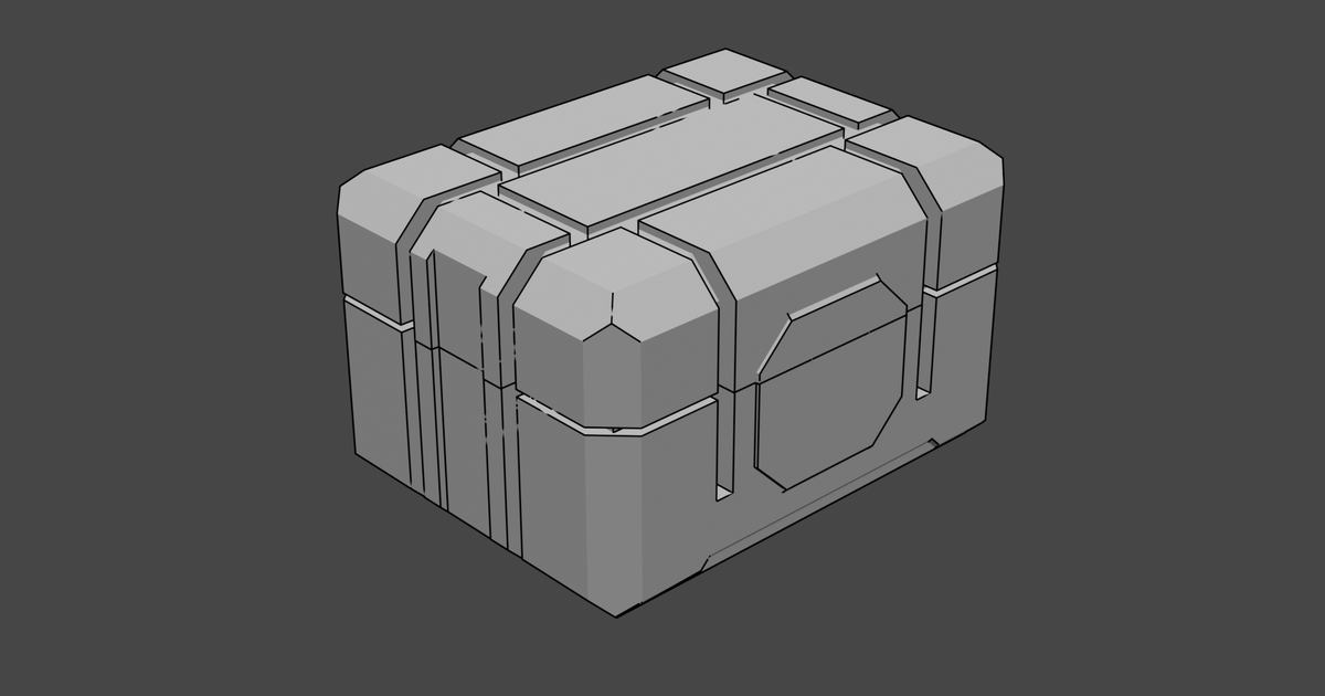 Sci Fi Crate by Secret Person of Secrets | Download free STL model | Printables.com