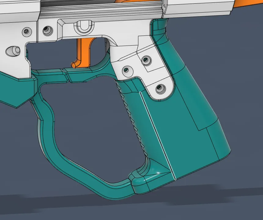 MEGASPLINE: XL mag release for SillyButt's Alchemist blaster by ...