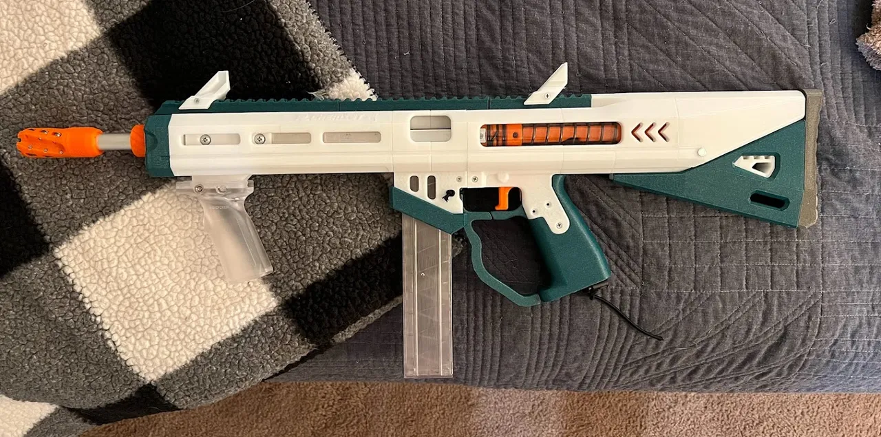 MEGASPLINE: XL mag release for SillyButt's Alchemist blaster by ...