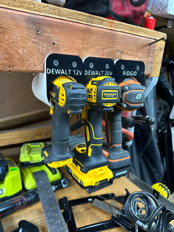 Drill Holder You Can Label by menerso | Download free STL model ...