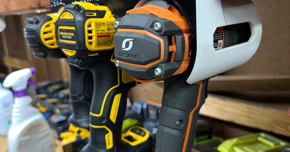 Drill Holder You Can Label by menerso | Download free STL model ...