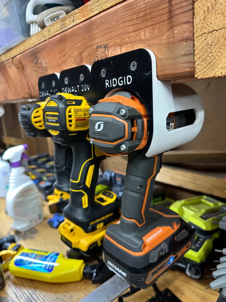 Drill Holder You Can Label by menerso | Download free STL model ...