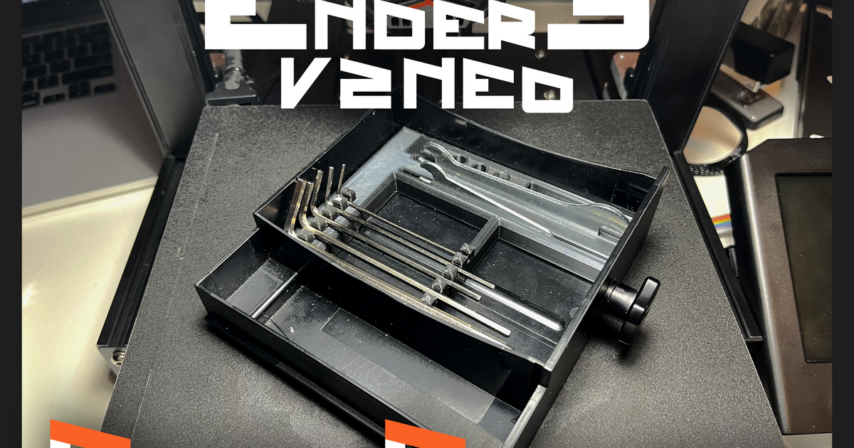 Ender 3 V2 Neo - Drawer Organizer por MM Printing | Descargar modelo ...