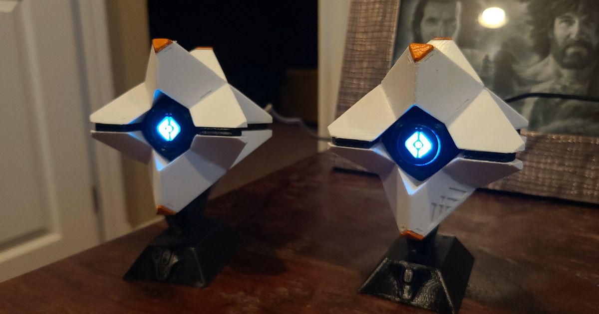 Destiny Ghost Made A Bit Easier To Assemble And Print By Arkmaster Download Free Stl Model