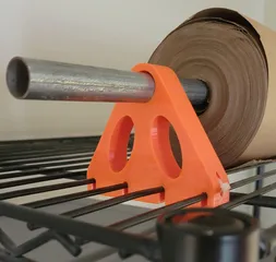 Paper roll shelf hanger by Bent Derailleur | Download free STL model ...