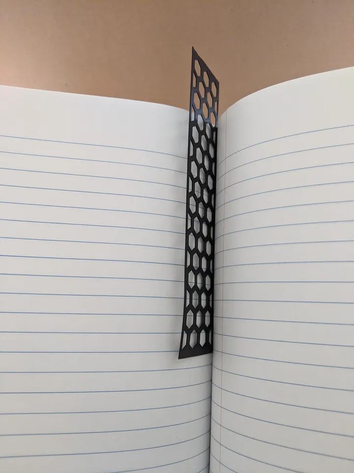 Hexagon bookmark by JPerkes | Download free STL model | Printables.com