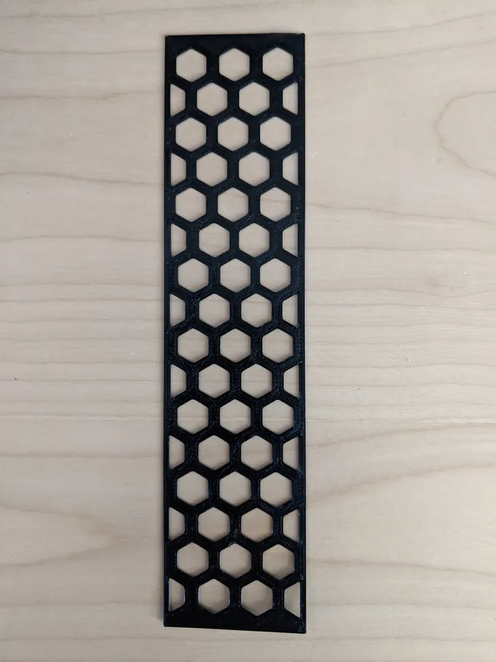 Hexagon bookmark by JPerkes | Download free STL model | Printables.com