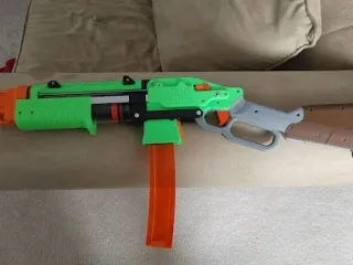 SLAB - Silly's Lever Action Blaster (Nerf Homemade) by Sillybutts | Download free STL model ...