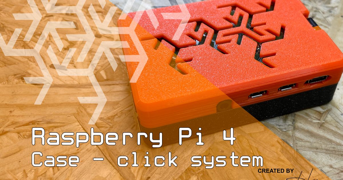 Raspberry Pi 4 press fit-case by Valentino Hesse | Download free STL ...