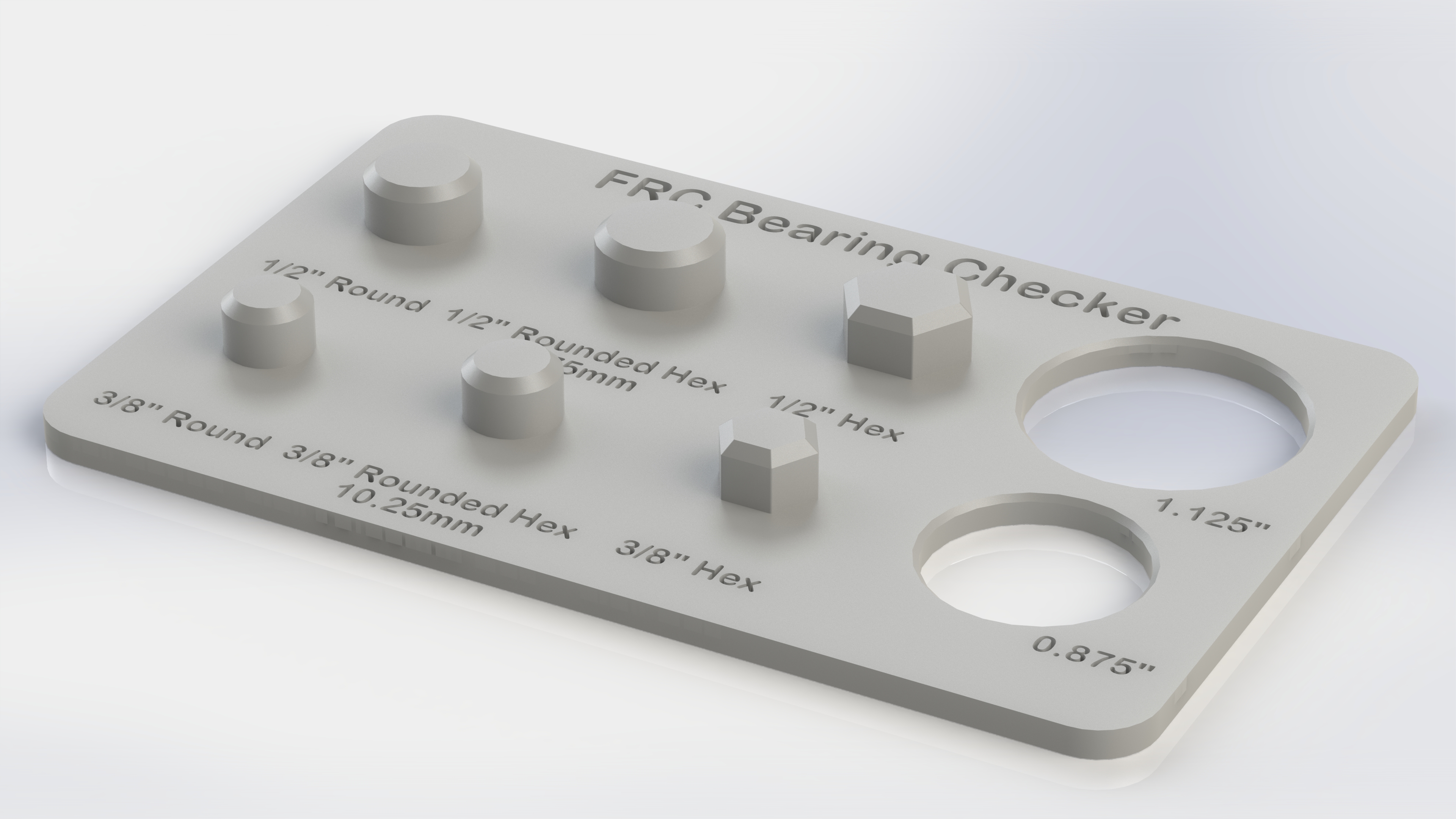 FRC Bearing Checker by Samir Chaman | Download free STL model ...