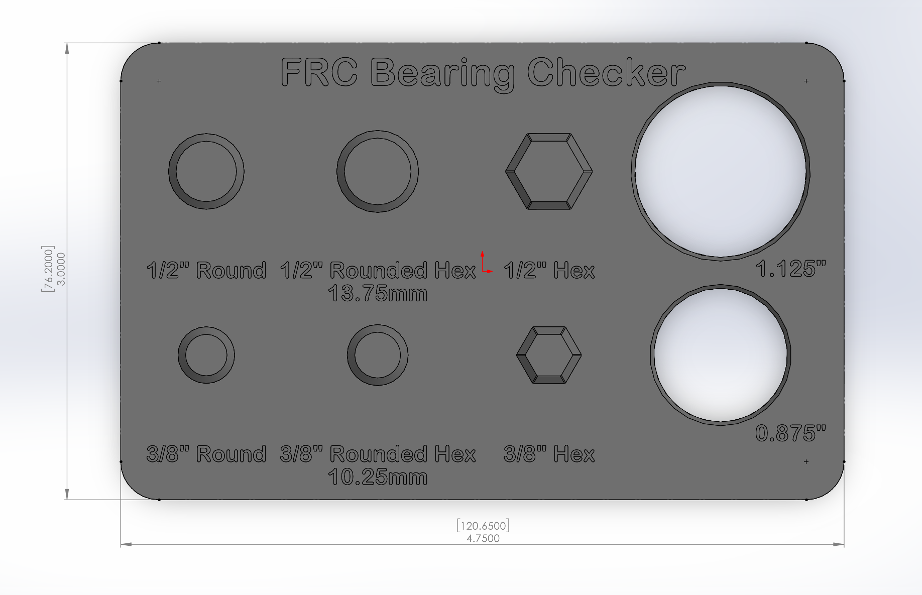 FRC Bearing Checker by Samir Chaman | Download free STL model ...