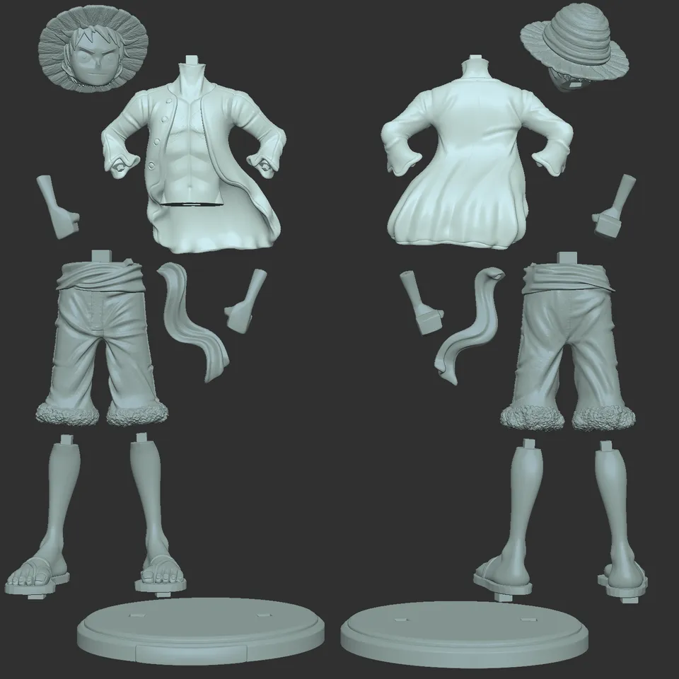 Luffy One Piece by Rui Barbosa | Download free STL model | Printables.com